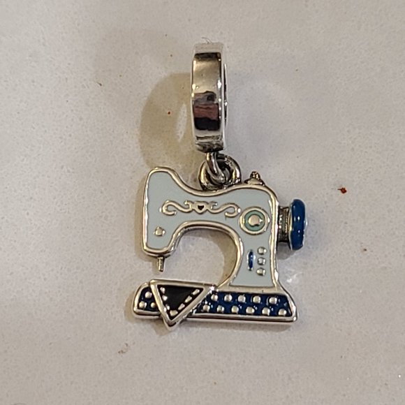 S925 | Jewelry | Sterling Silver Sewing Machine Dangle Charm | Poshmark